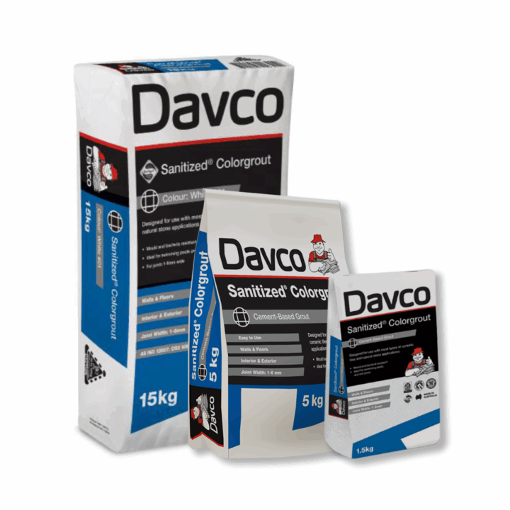 Davco Sanitized Colorgrout (19Colors & 3Sizes) - Kims Tiling Supplies
