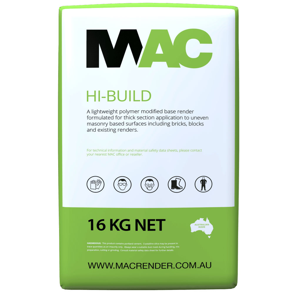 MAC Hi-Build 16Kg - Render - Kims Tiling Supplies