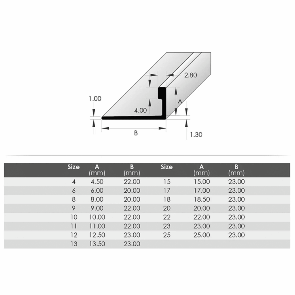 Angle (L-Shape) - Kims Tiling Supplies