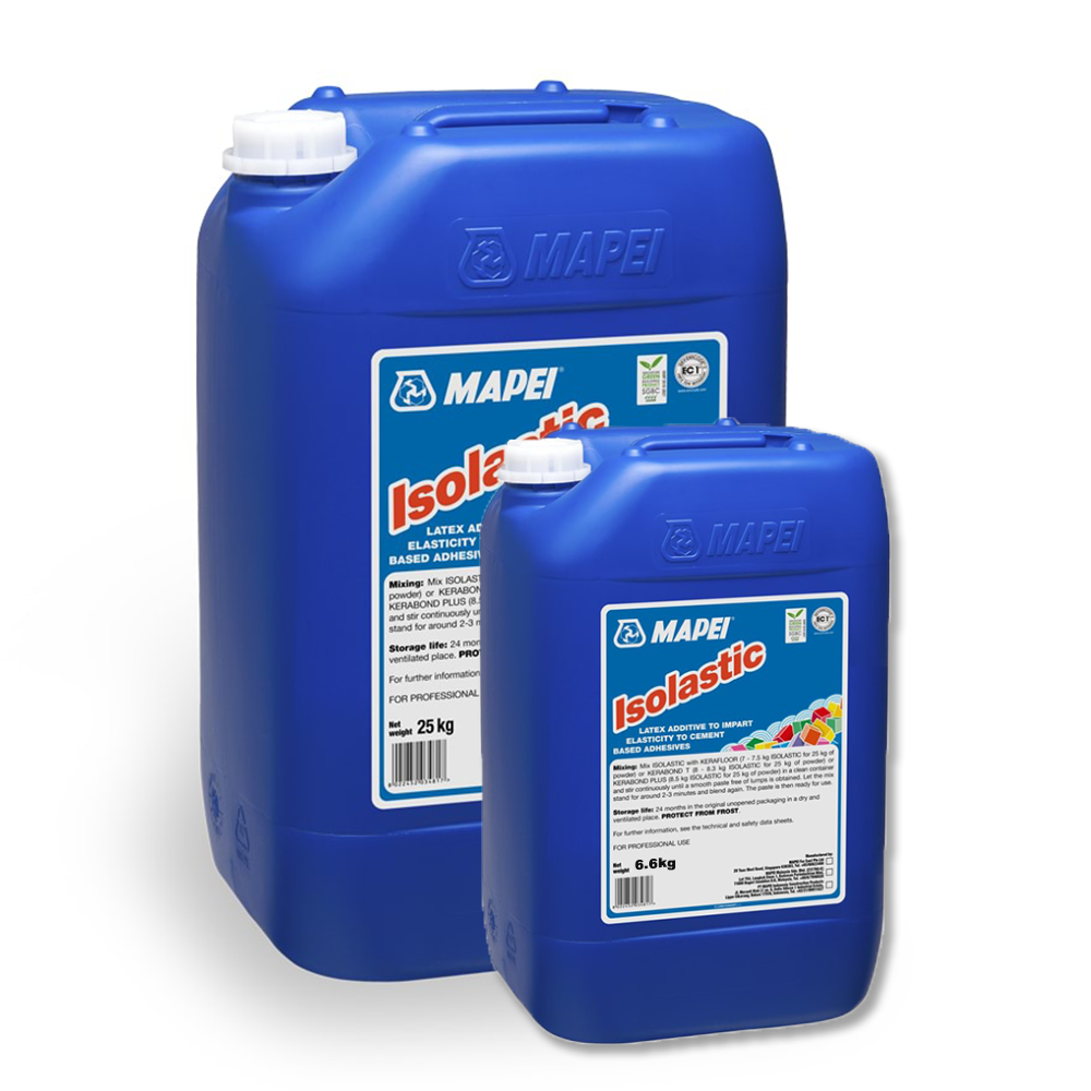 Mapei Isolastic Pure Additive 6.6 & 25kg - Kims Tiling Supplies