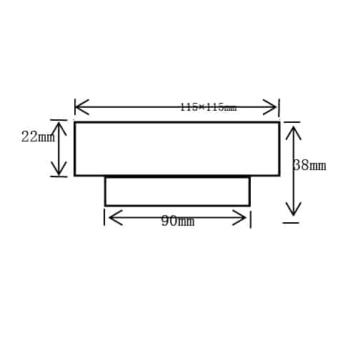 Thin Tile Insert Smart Floorwaste 115x115x90 KC - Kims Tiling Supplies