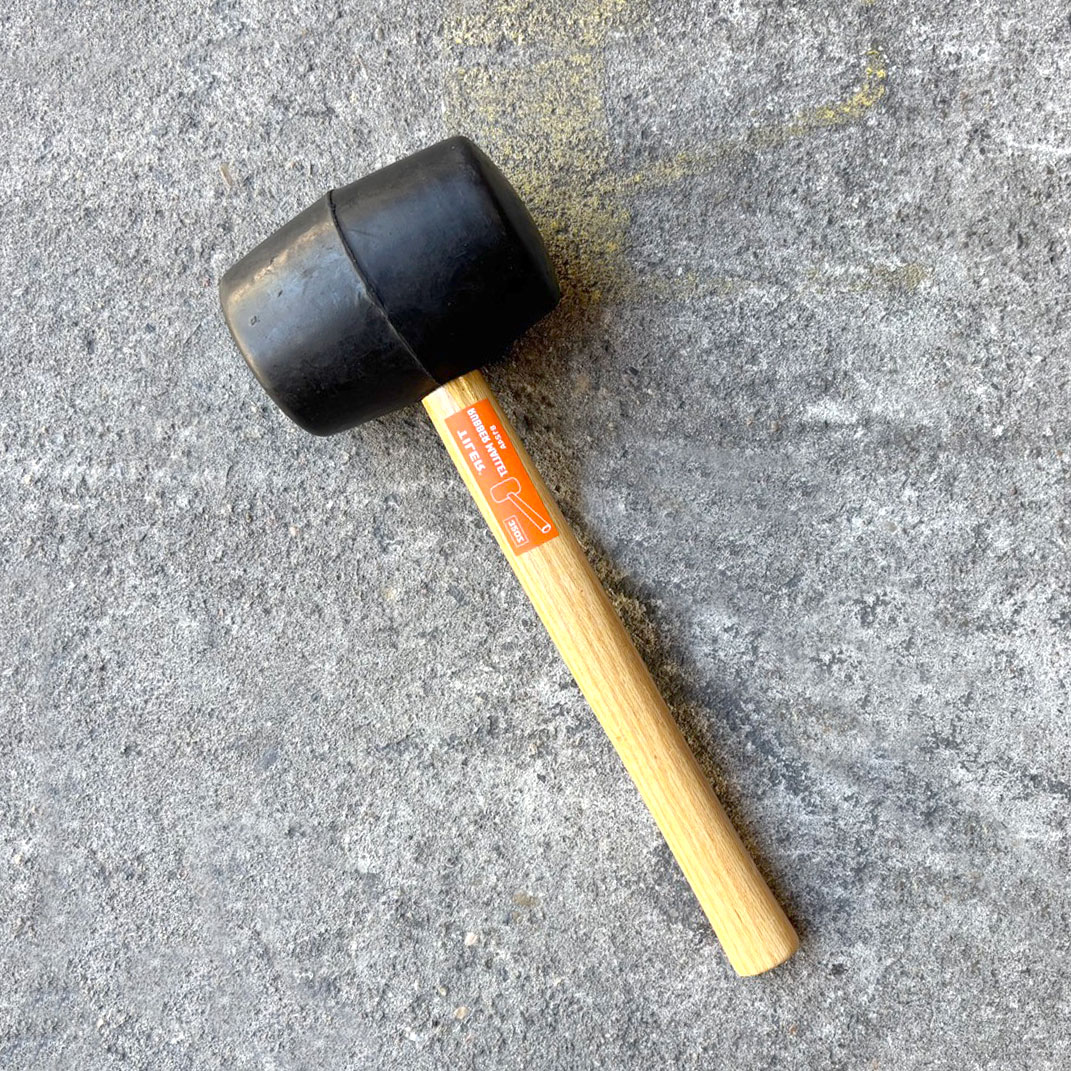 Kc Tiler Black Rubber Mallet 32Oz - Kims Tiling Supplies